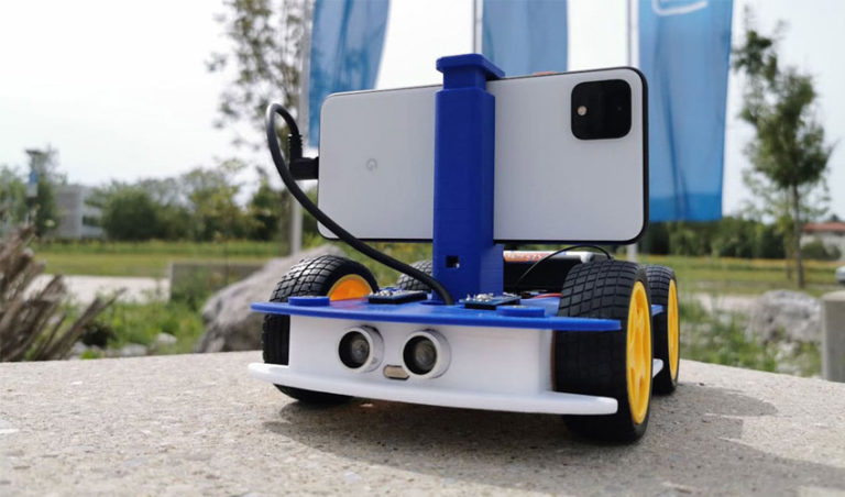 OpenBot: an open-source 3D printed robot by Intel - 3Dnatives
