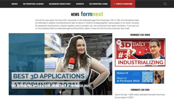 Formnext 2022: Follow All the News on 3Dnatives - 3Dnatives