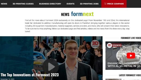 Follow Formnext 2024 With Exclusive Content From 3Dnatives! - 3Dnatives