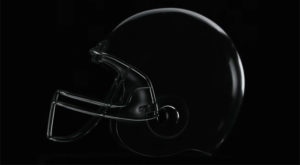 The Glass Helmet, a 3D printed helmet to see American football players ...