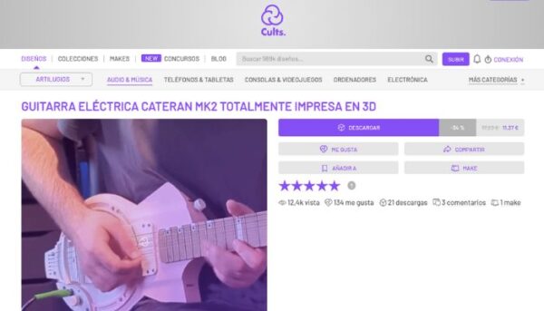 Cults, la plataforma de archivos gratuitos para la impresión 3D - 3Dnatives