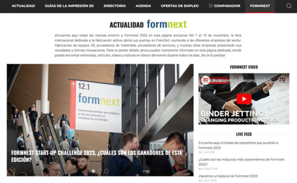 Conoce todas las novedades de Formnext 2023 de la mano de 3Dnatives - 3Dnatives