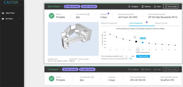 CASTOR réduit les délais et coûts d'impression 3D - 3Dnatives